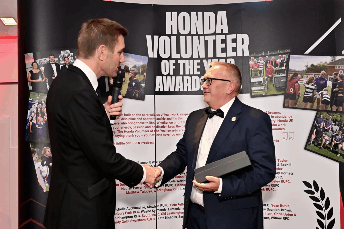 National Award for Devon Rugby Volunteer! - Devon RFU